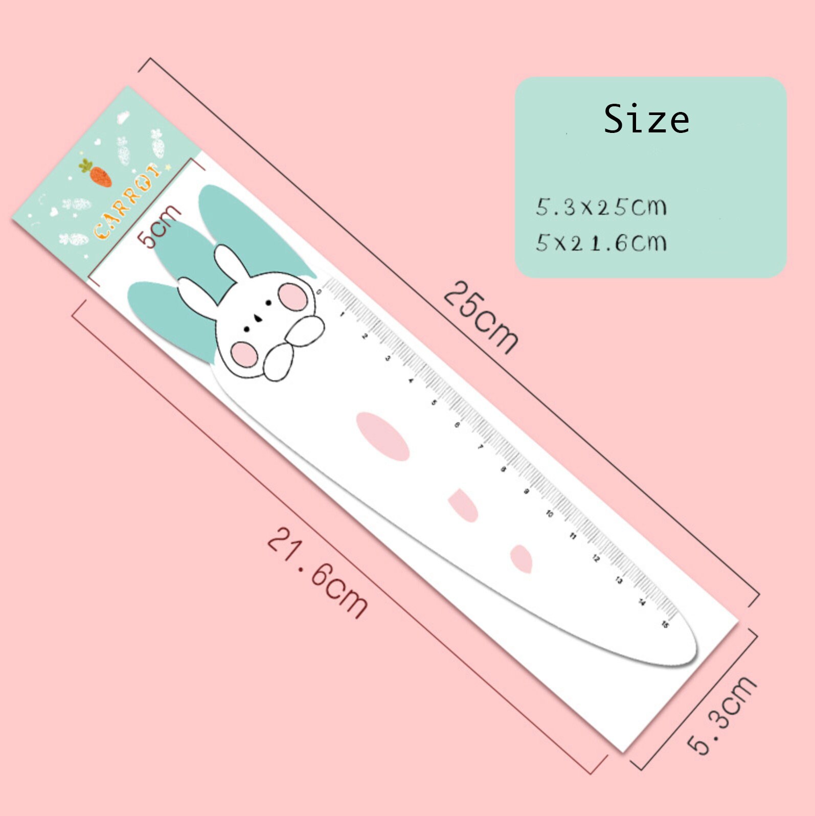 Magnetic Carrot and Bunny Rulers 15cm Bunny Ruler Soft - Etsy