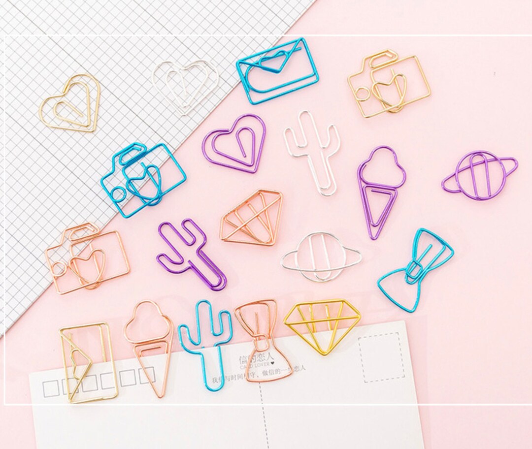 10 Paperclips Set for Any Accession in 5 Different Colours - Etsy UK