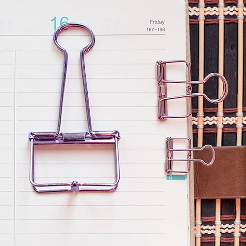 Purple Bulldog Binder Paper Clips Five Sizes & Seven | Etsy