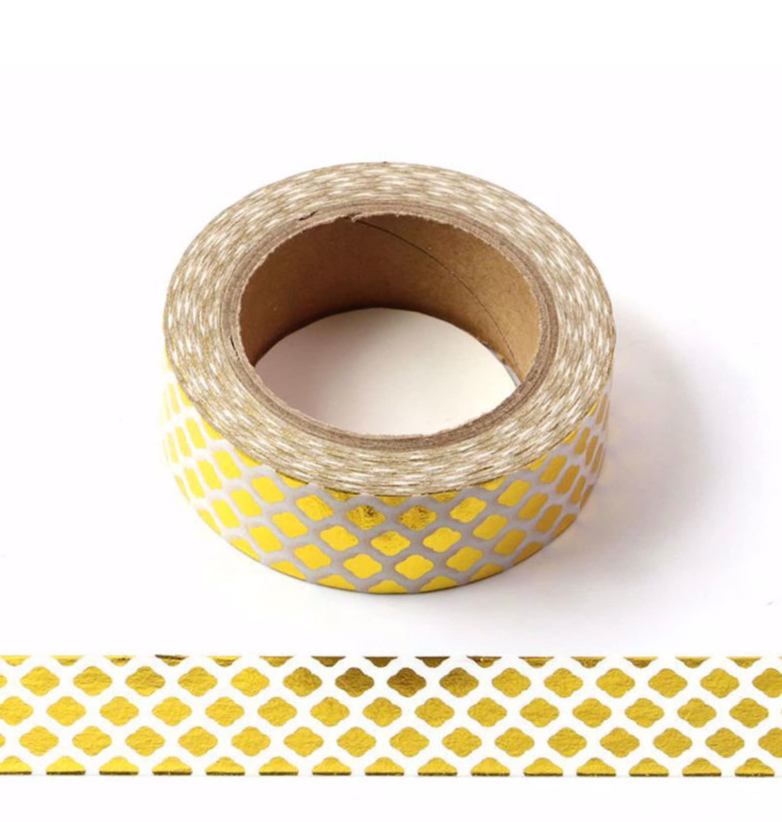 Pattern Gold Foil Washi Tape / Golden Masking Tape / Gold - Etsy España