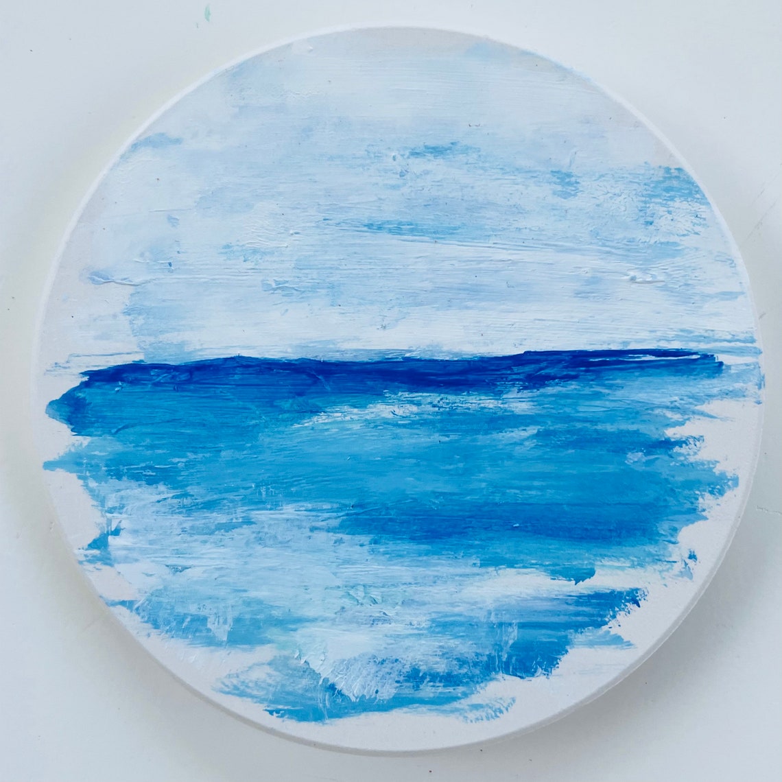 Ocean Stone or Ceramic Coasters Personalized With Any Beach | Etsy