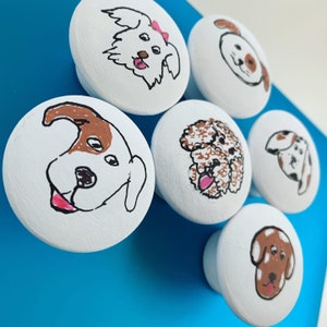 Dog Cabinet Knobs or Panda Bears, Elephants, Cats, Pigs, Giraffes, Dogs, Puppies for Kids Room ...