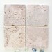 Stone Coasters Set of 2. Natural Tumbled Tile Coasters. Cork Backed ...