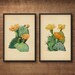 Cactus Prints Set of 2 Cactus Posters Large Cactus Print - Etsy