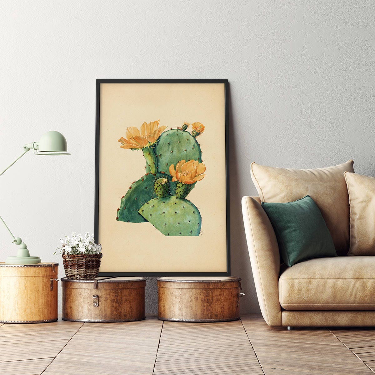 Cactus Poster Cactus Print Large Cactus Print Cactus Wall - Etsy