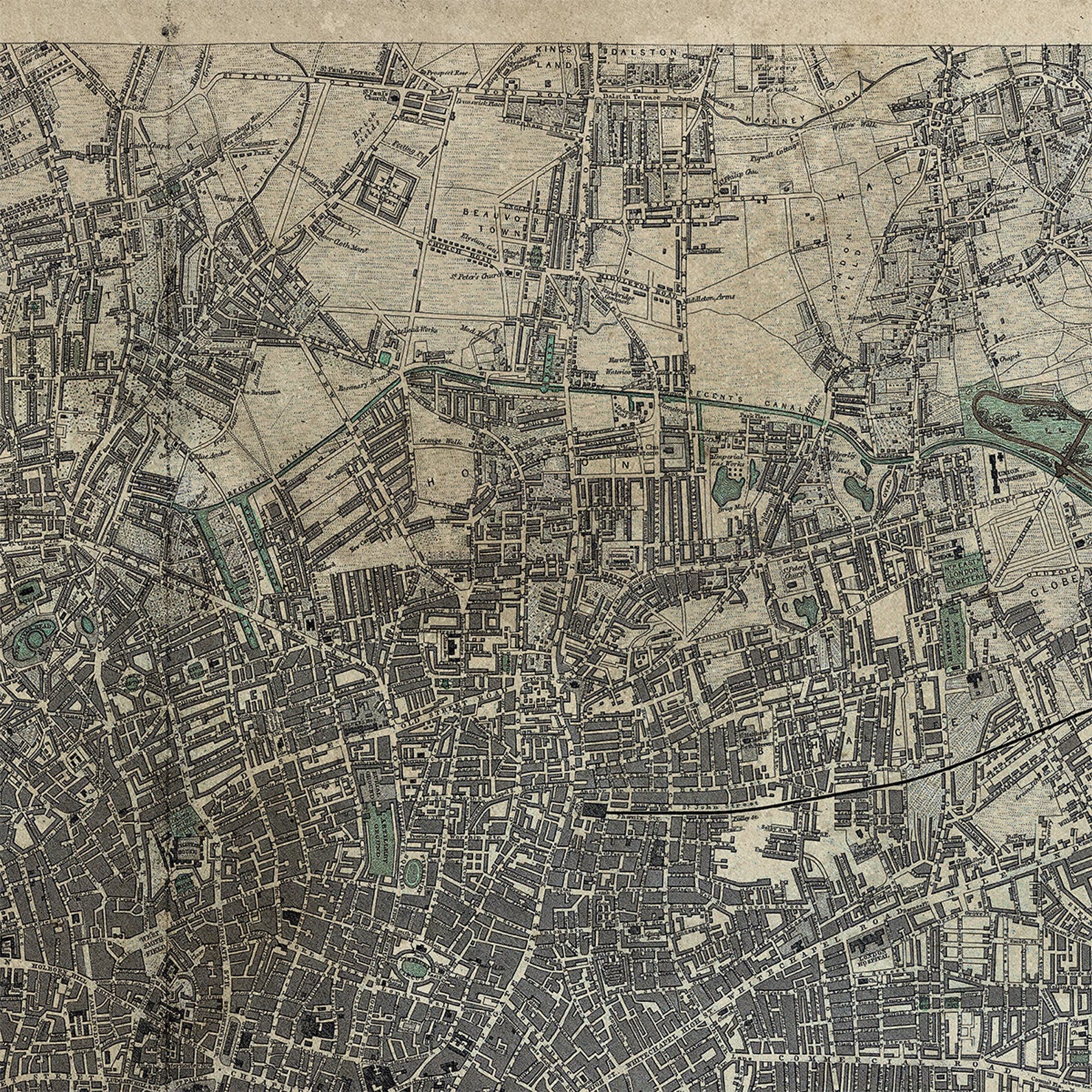 London Map Print Old London Map Antique Map London England - Etsy