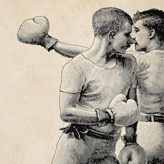 Vintage Boxing Art