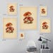 Framed Botanical Print Mushroom Poster Mushroom Print - Etsy