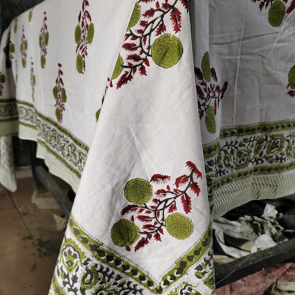 Block Print Tablecloth - Etsy