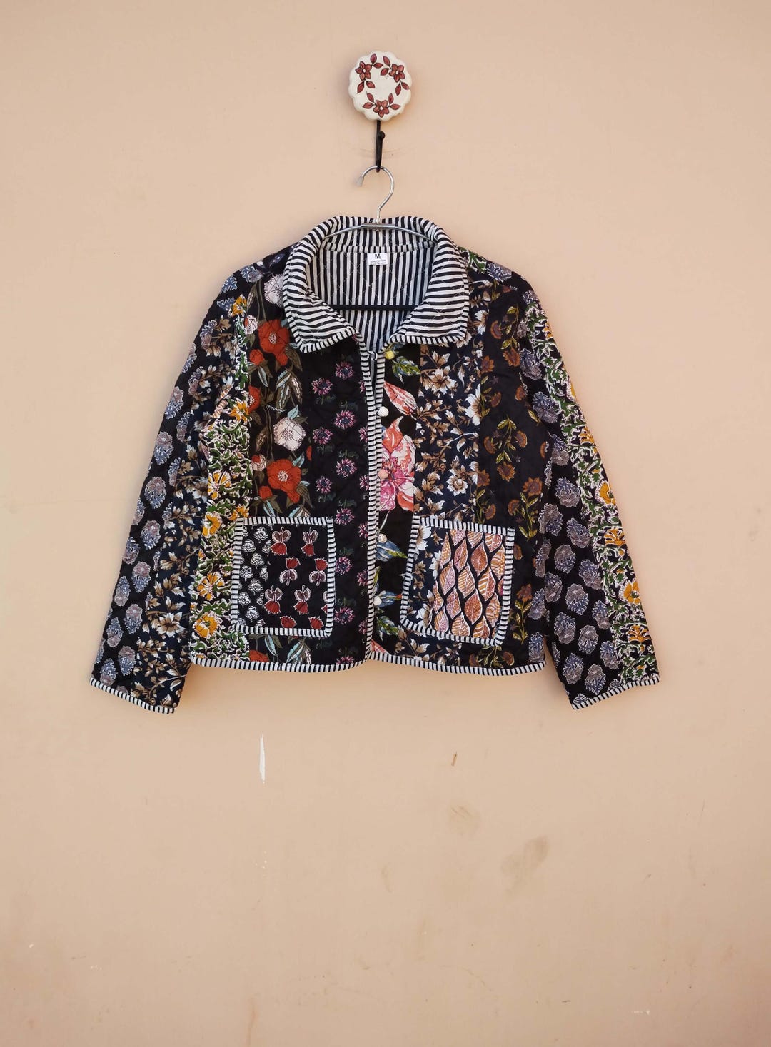 Indian Cotton Quilted Jacket With Color New Arrival Lightweight & Warm ...