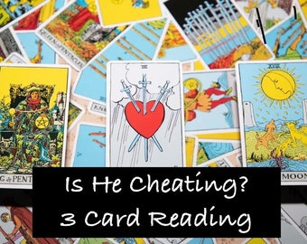 Is He Cheating Tarot Card - Etsy