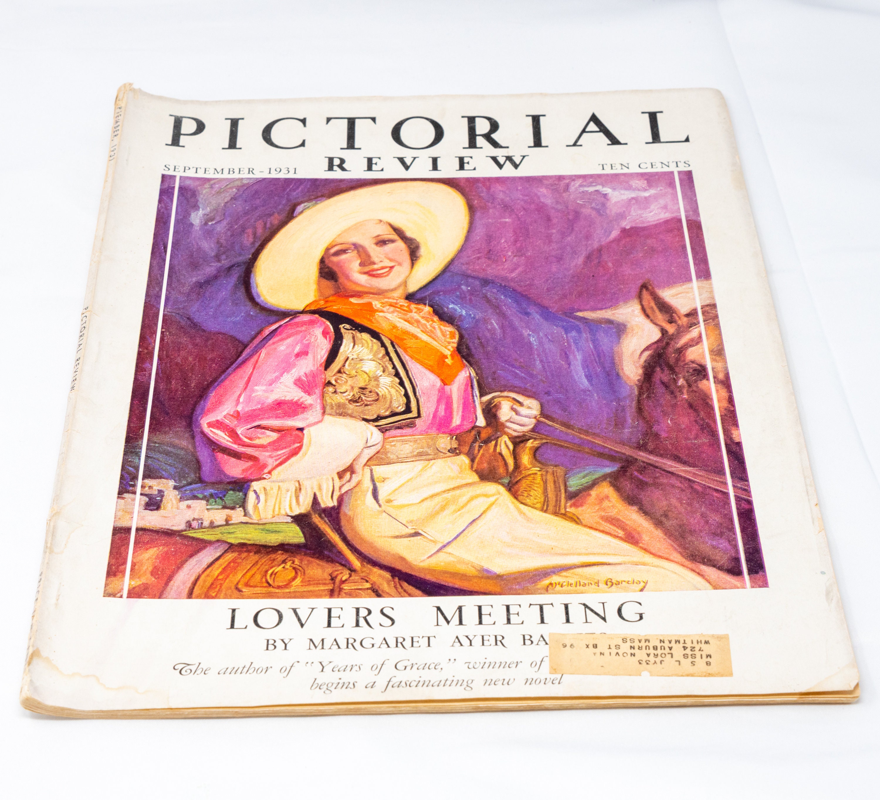 Vintage Pictorial Review Magazine, 1931 September, Margaret Ayer Barnes ...