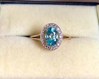 Pretty Blue Ring - Etsy