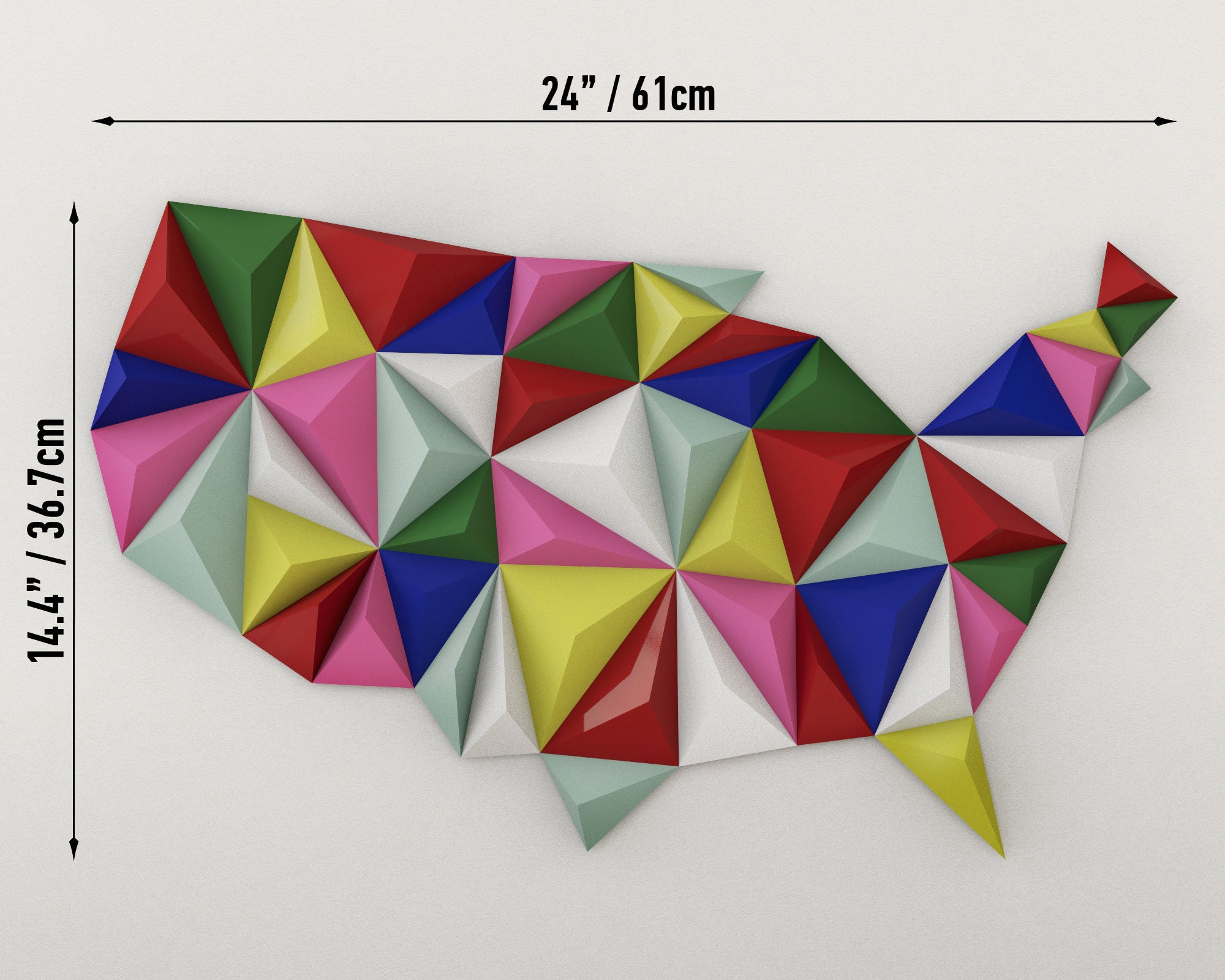 Papercraft USA, Papercraft Map, World Map, USA Papercraft - Etsy