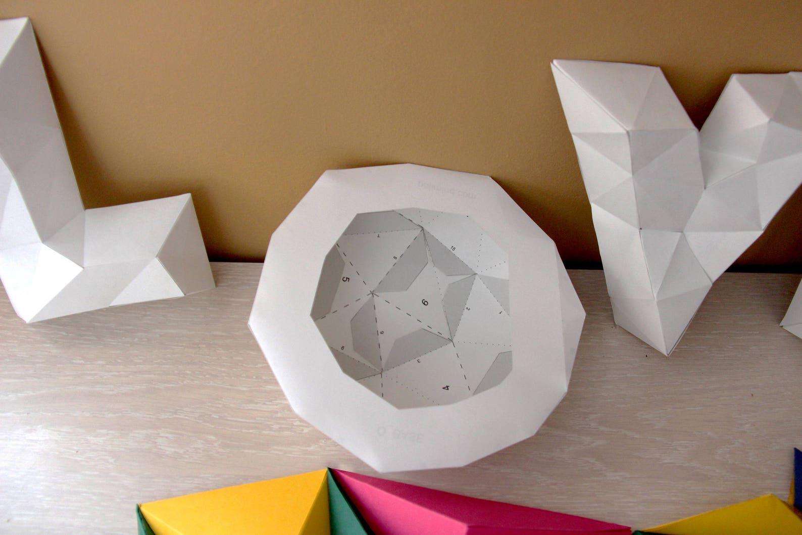 Love Papercraft, DIY Gift, Papercraft Gift, Papercraft Font - Etsy