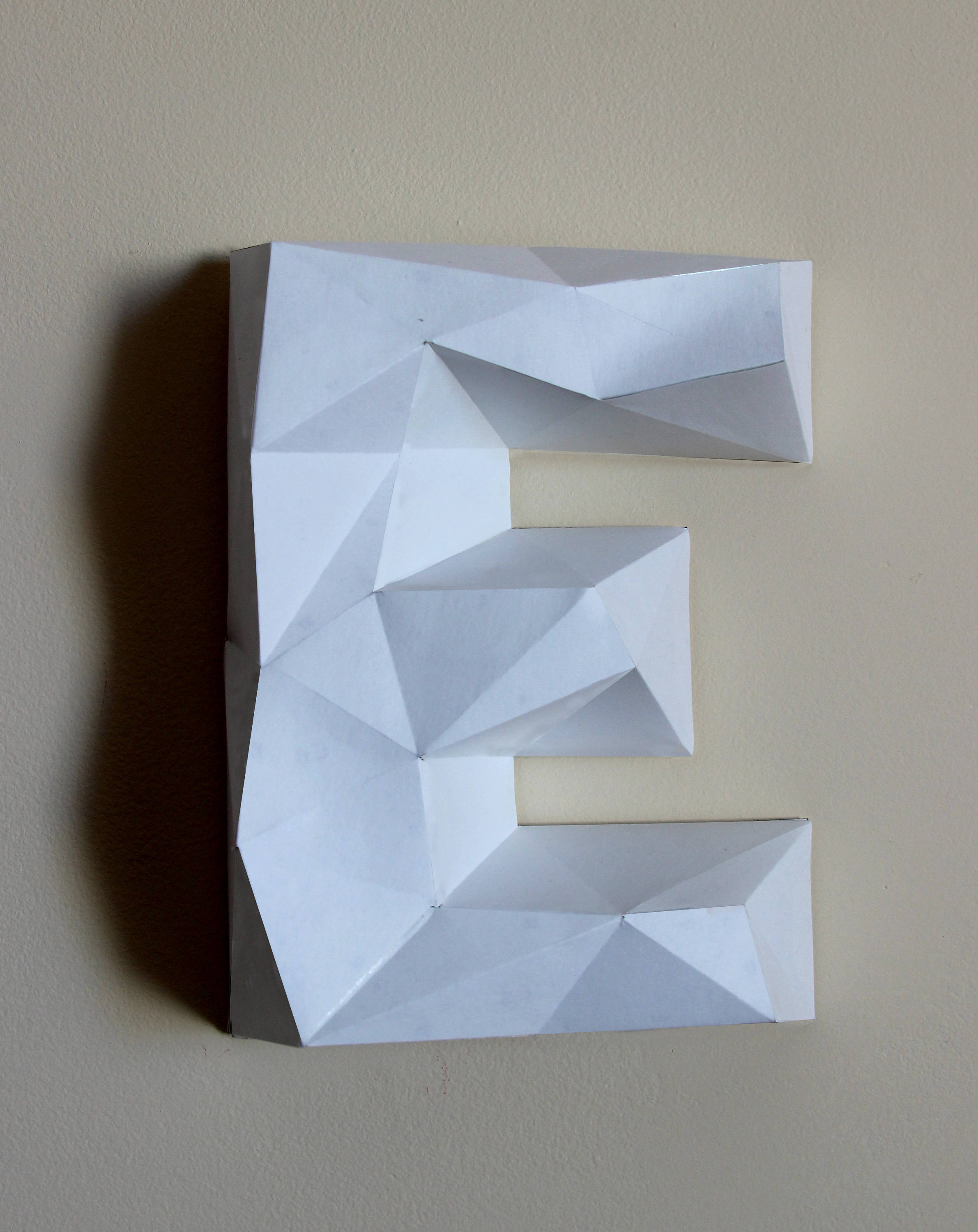 Home Letters, PDF Template, Polimind, Papercraft Letters, Home ...