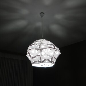Light Shade Papercraft, Lamp Shade, Creative Decoration, DIY Deco - Etsy
