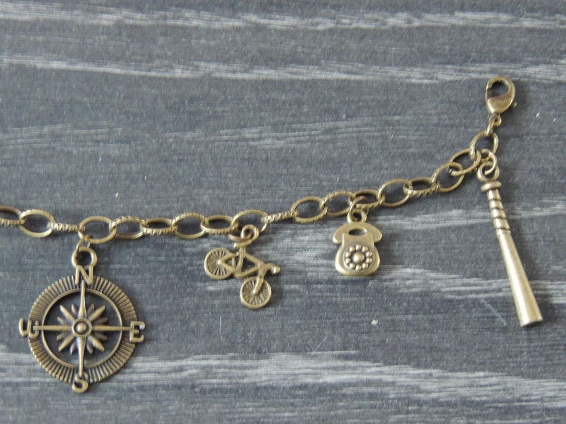 Stranger Things Charm Bracelet - Etsy