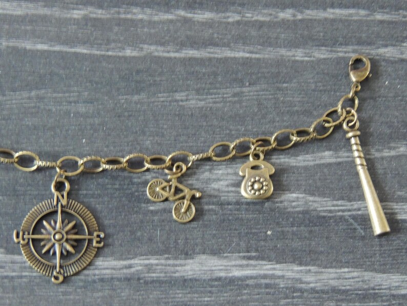 Stranger Things Charm Bracelet - Etsy