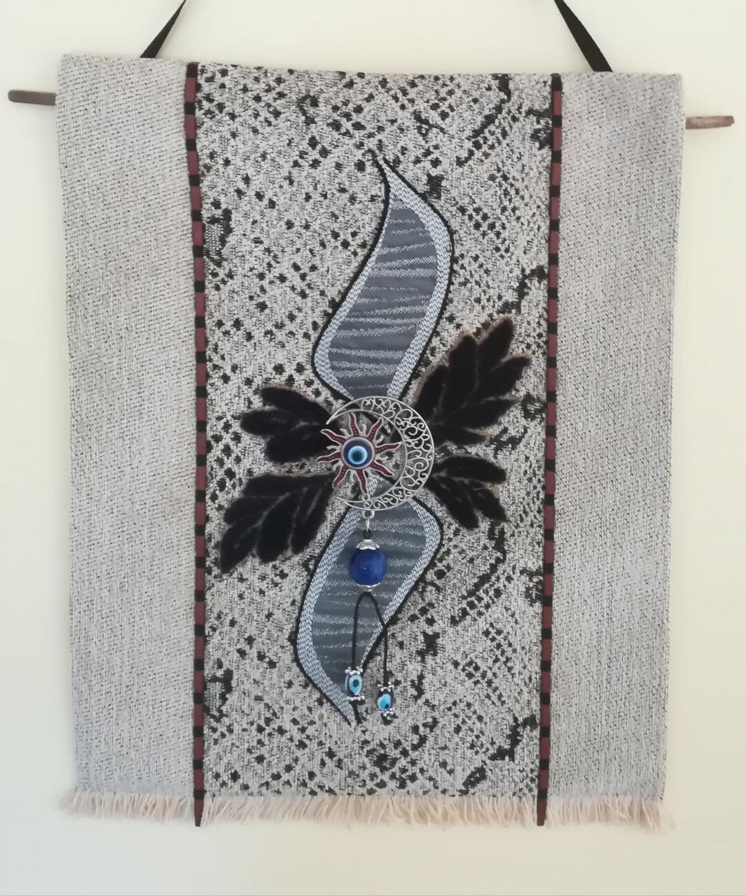 Good Luck Fabric Wall Hanging W Eye Symbol - Etsy