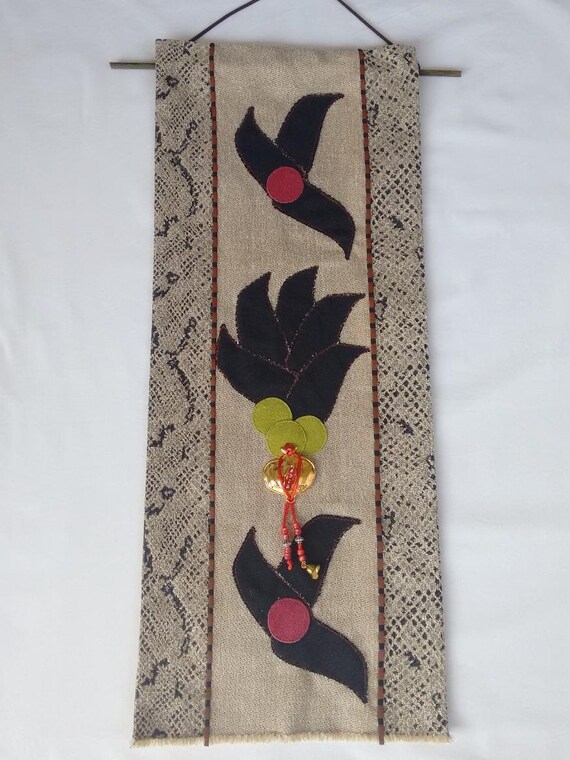 Good Luck Fabric Wall Hanging | Etsy