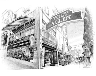 Pen & Ink Drawings & Illustrations - Etsy