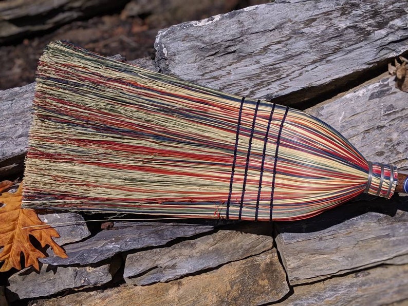 Handmade Broom House Broom Country Kitchen Decor Rainbow | Etsy