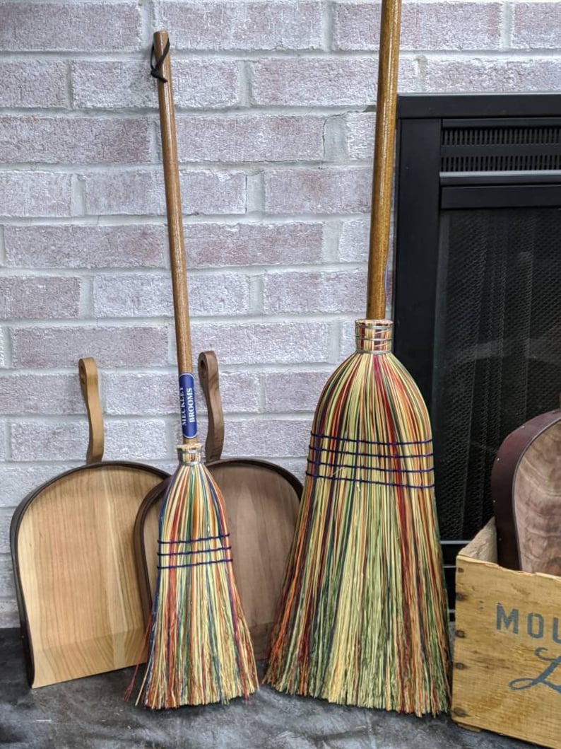 Mommy and Me Matching Corn Brooms Child Broom and Adult Broom - Etsy