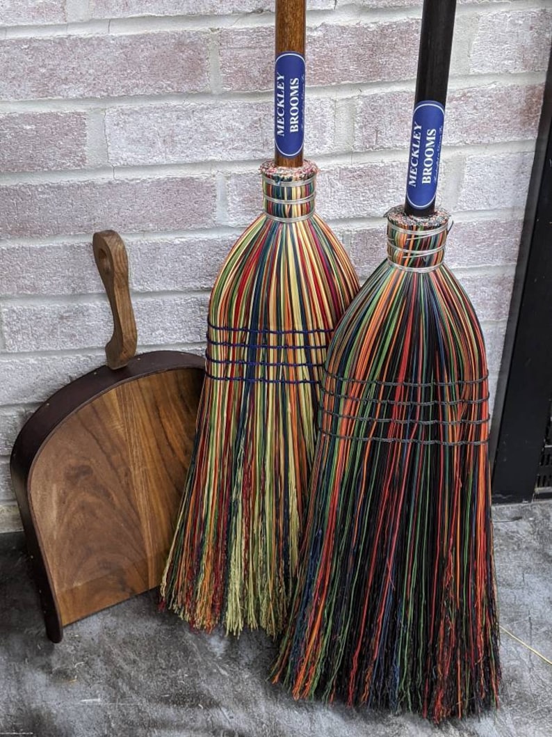 Sustainable Wooden Decorative Broom Artisan Country Kitchen | Etsy