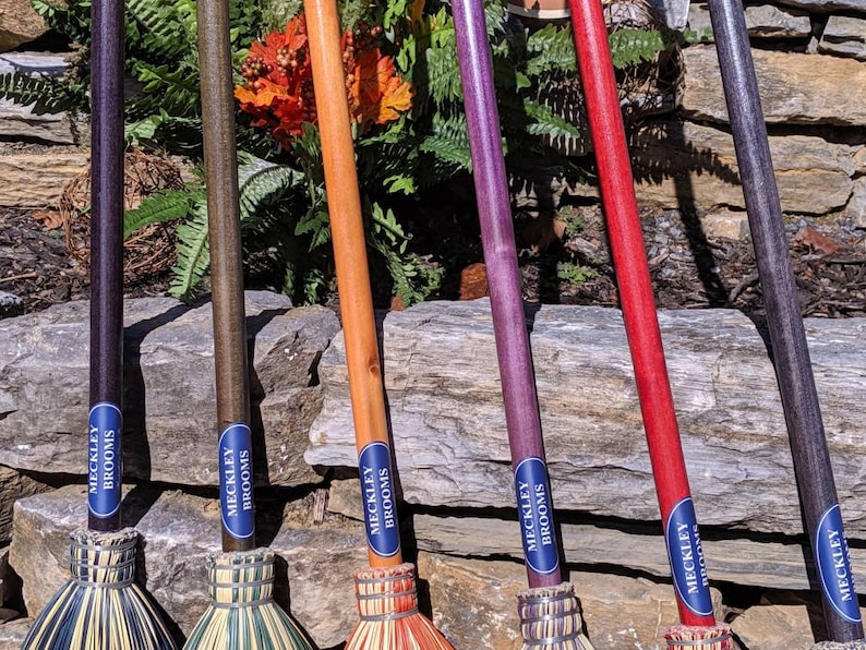 Decorative Kitchen Broom Pick Your Color Meckleys Brilliant Brooms ...