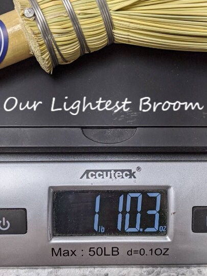 Light Weight Corn Broom Kitchen Broom Our Lightest Broom | Etsy
