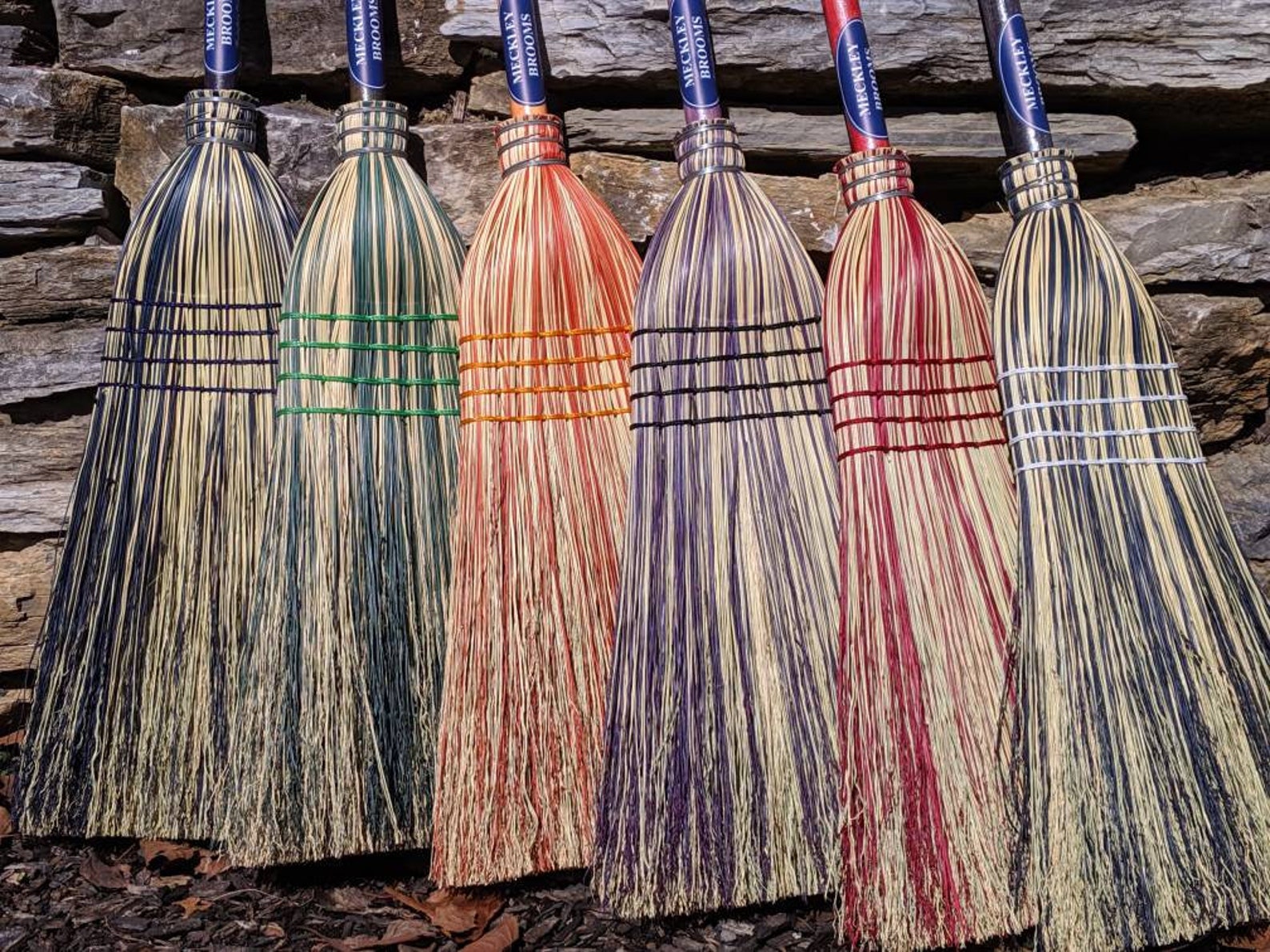 Decorative Kitchen Broom Pick Your Color Meckleys Brilliant Brooms ...