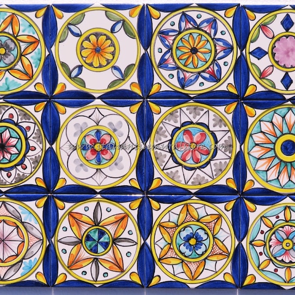Hand Painted Tiles - Etsy