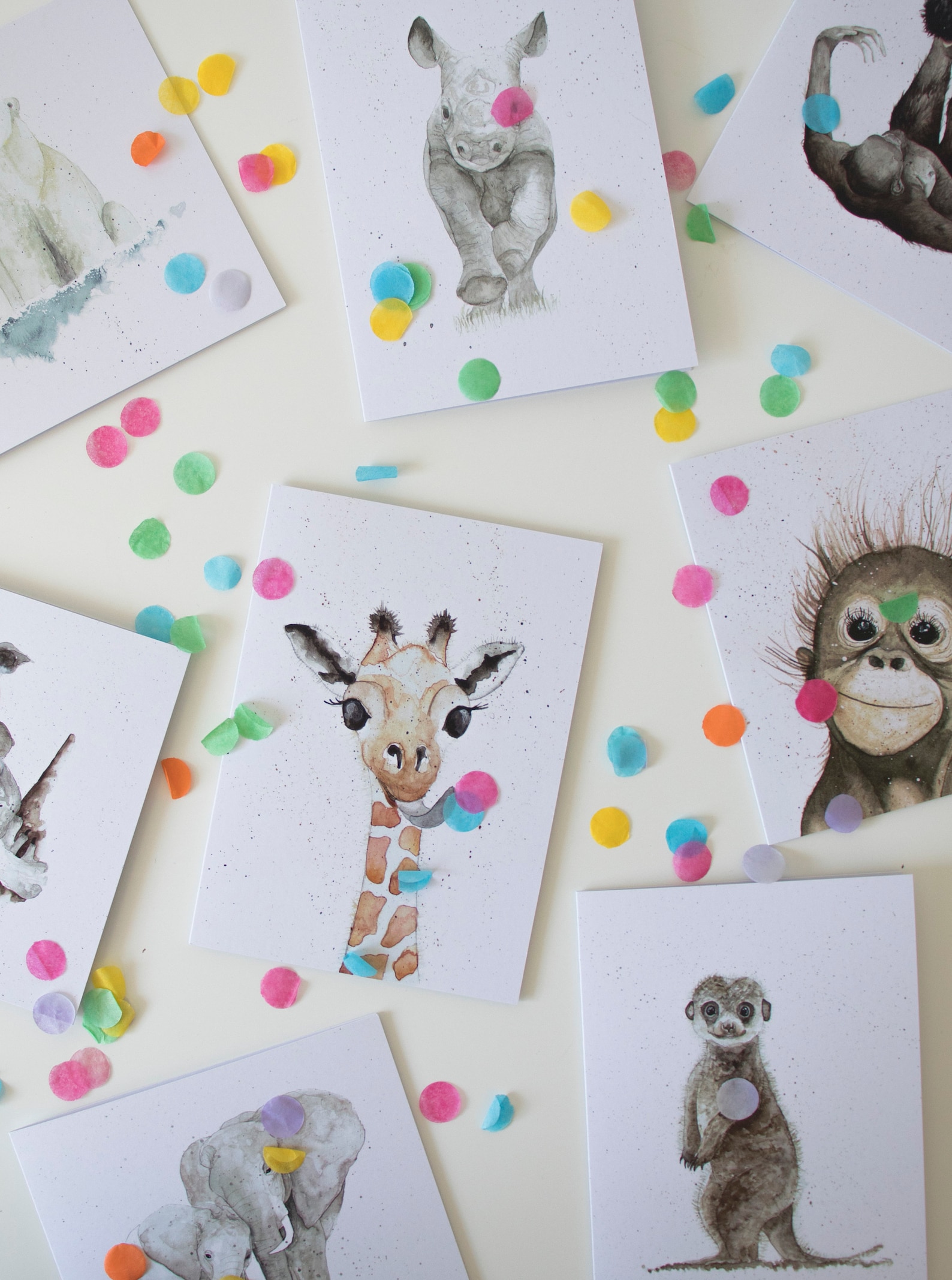 Watercolour Meerkat Card, Meerkat Card, Baby Meerkat, Meerkat Birthday ...