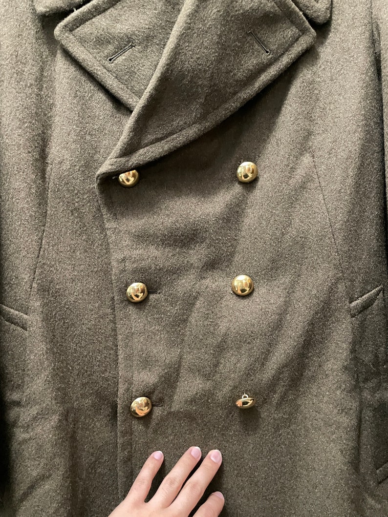 Vintage Military French Trench Coat - Etsy
