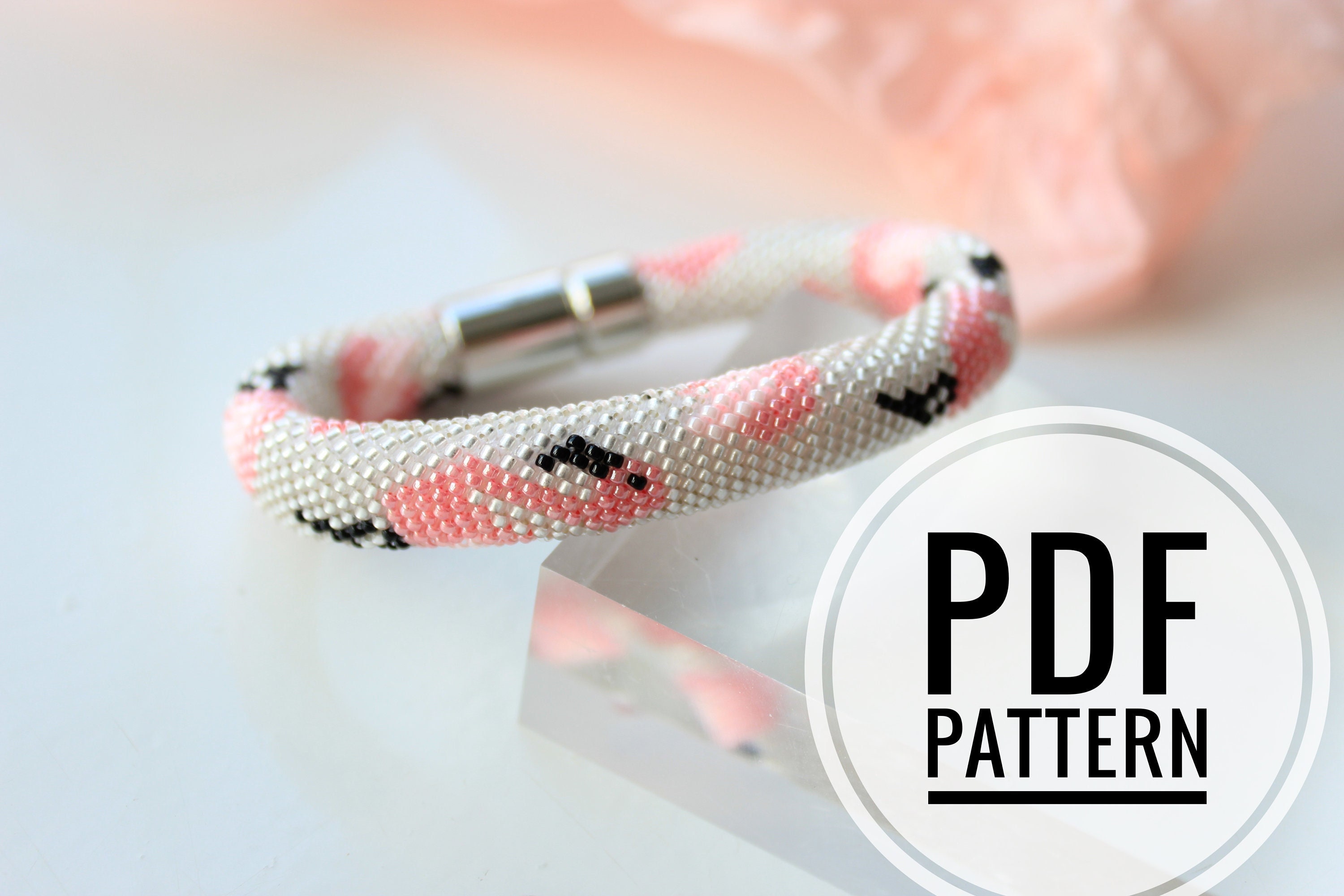 PDF Bead Crochet Pattern Seed Beads Crochet Pattern Bead - Etsy