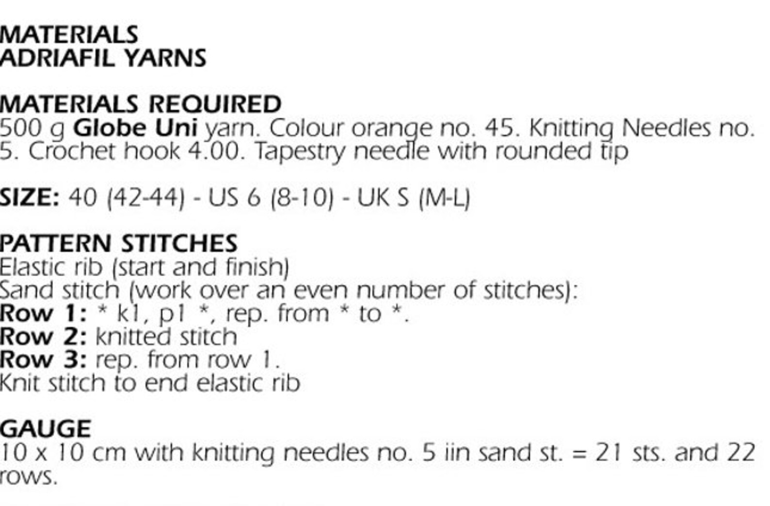 Knitting Pattern PDF Easy Knit Pattern for Beginners Hand Knitt My ...