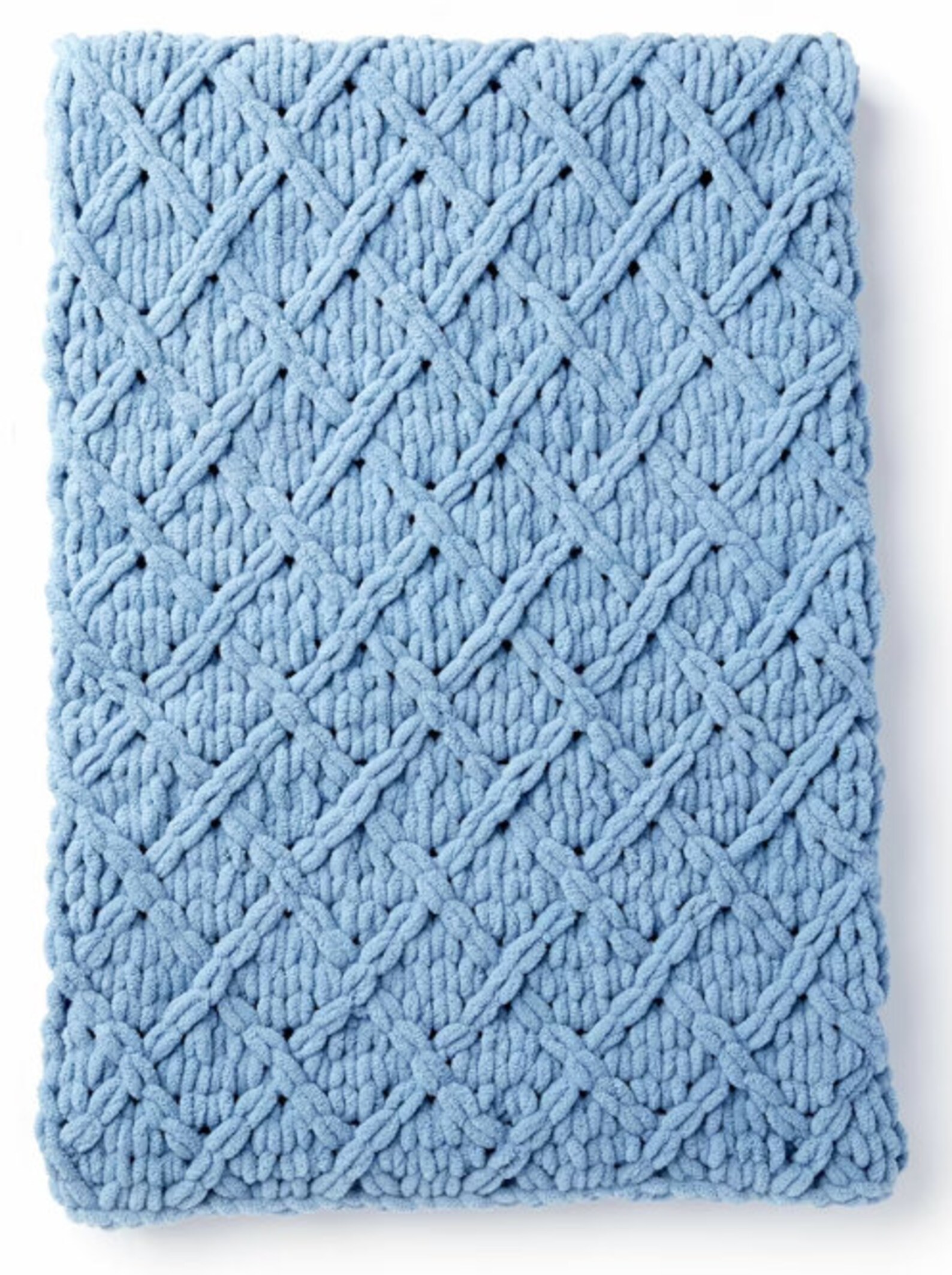 Blue Baby Blanket Knitting Pattern PDF Easy Knit Pattern for Beginners ...