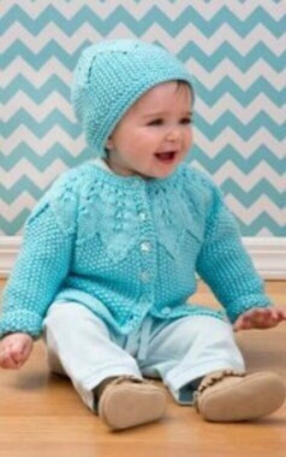 Knitting Pattern for Baby Set Knitting Pattern PDF Easy | Etsy