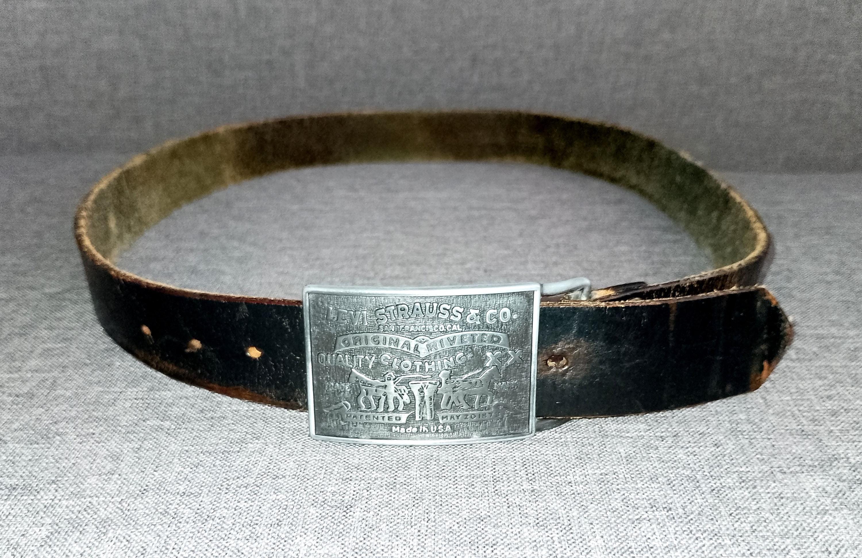 LEVI STRAUSS & Co Original Reveted Made in USA 70s Denim Cowboy Western ...
