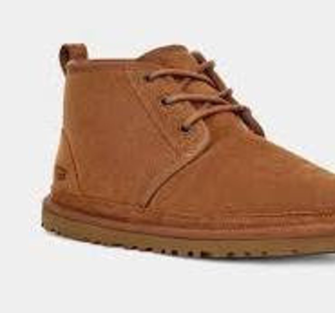 UGG® Australia 3236 Laced up Chestnut NEUMEL Shearling Suede Boots ...