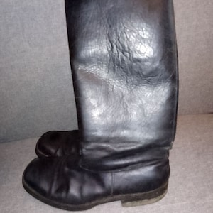 WW2 Red Army Long Marching Boots With Cymbals, USSR Old Vintage Hard ...