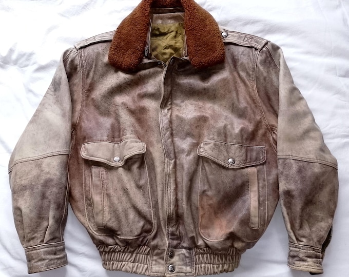 British 80s Motorcycle Biker Cruiser Rider Double Breasted Winter Red ...