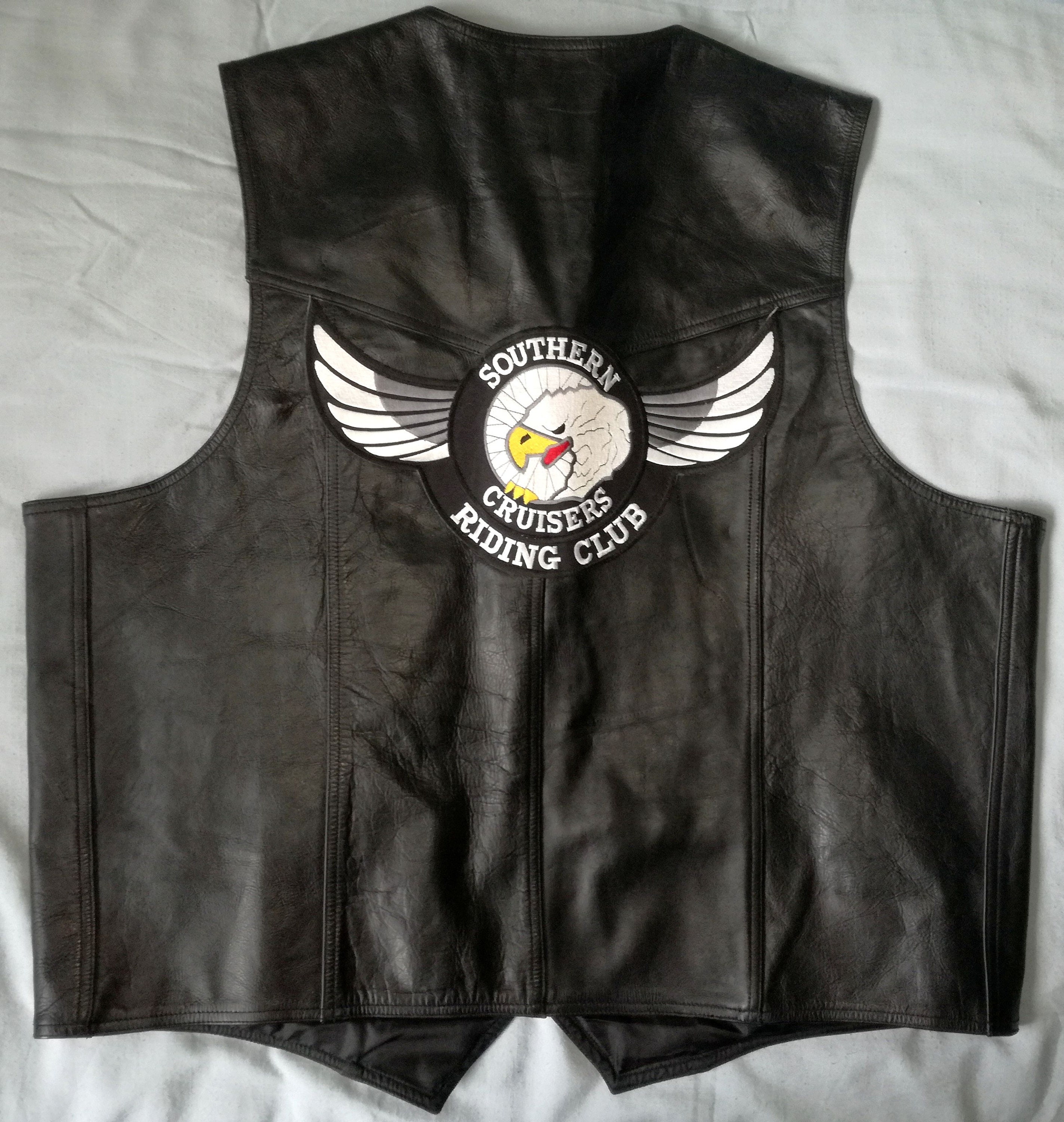 Southern Cruisers Riding Club VIETNAM VETERAN Motorcycle Biker Black ...