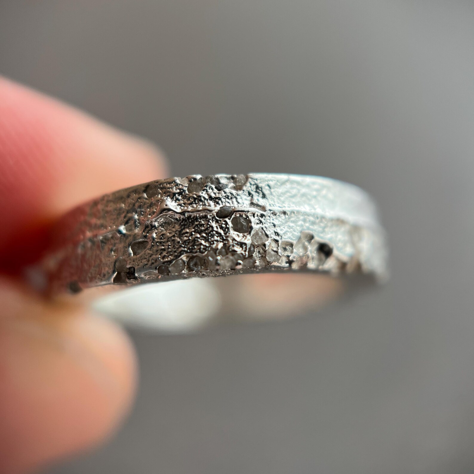 Beach Sand Ring | Handmade in the USA | Sterling Silver Ring | Beach ...