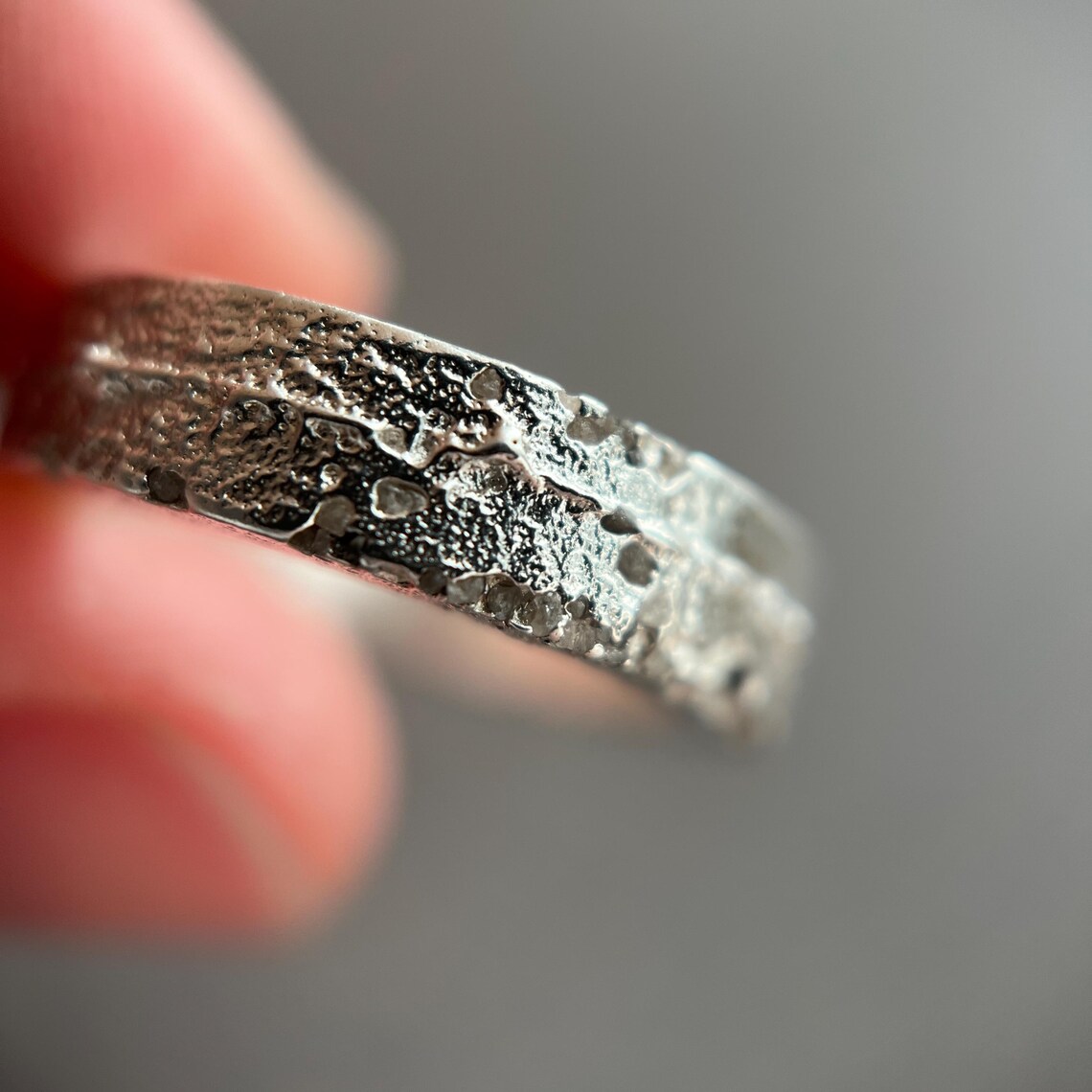 Beach Sand Ring | Handmade in the USA | Sterling Silver Ring | Beach ...