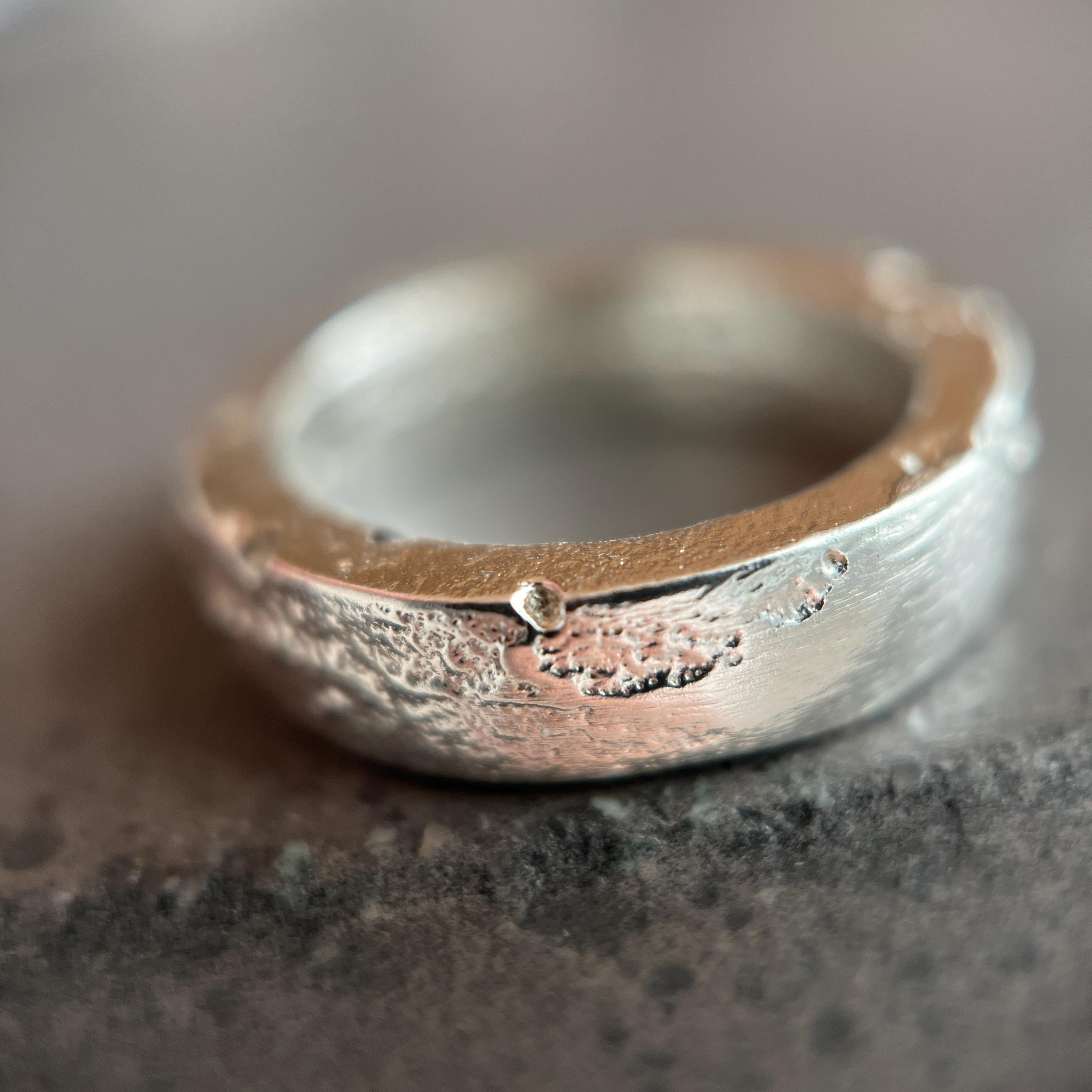Beach Sand Ring | Handmade in the USA | Sterling Silver Ring | Beach ...