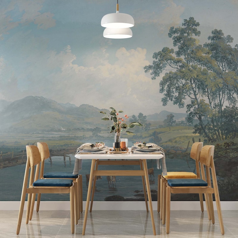 Colonial Wallpaper - Etsy