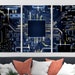 Circuit Layout Electronics Wall Art Chip Huge Panoramic Canvas Print ...
