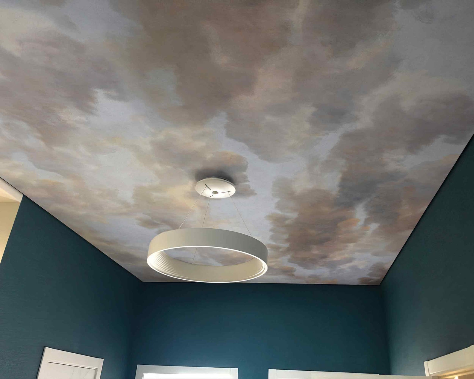 Сloud in Sky Wallpaper for the Ceiling Vintage Painting Fine Art Rself ...